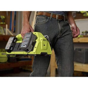 Best Tools Ryobi 18-Volt ONE+ 6-Port Dual Chemistry IntelliPort SUPERCHARGER with USB Port P135