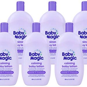 Baby Magic Calming Lotion 16.5oz, Lavender & Chamomile, 6 Count