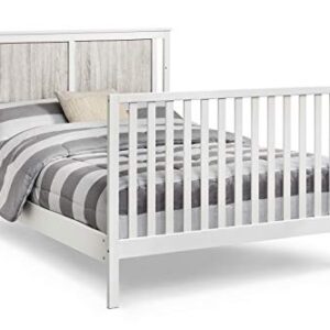 Suite Bebe Connelly Crib to Full Bed Conversion Kit Only, Adjustable in White - Quick Ship, Full Size Bed