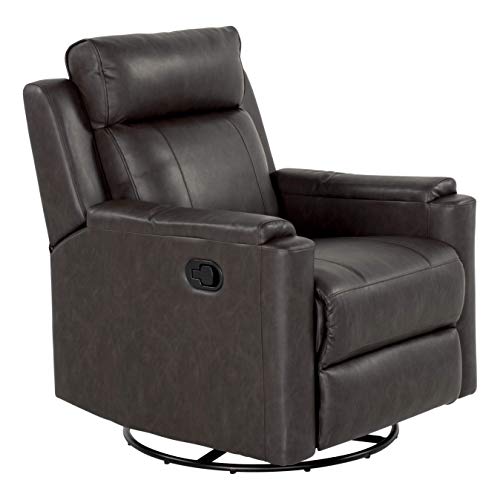 THOMAS PAYNE® RV Swivel Glide Recliner - Millbrae – Luxurious, Comfortable RV Recliner – Easy-to-Clean PolyHyde® Vinyl Fabric – High-Density Foam Interior for Extra Comfort – 2020129853