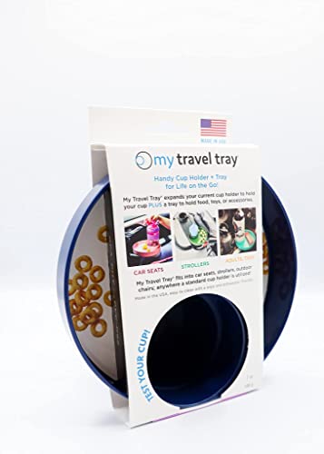 My Travel Tray – for Cup Holder (Navy)