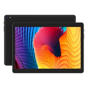 coopers tablet 10 inch android tablet, android 10 tablet quad core processor 32gb storage tablet computer, 2gb ram, 8mp camera, long battery life black