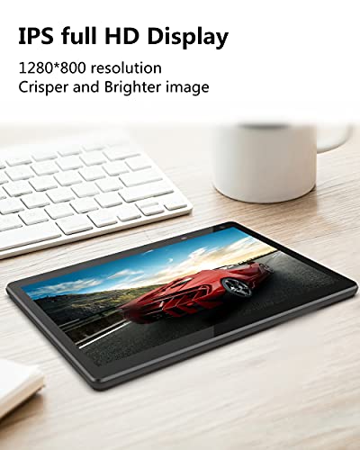 COOPERS Tablet 10 inch Android Tablet, Android 10 Tablet Quad Core Processor 32GB Storage Tablet Computer, 2GB RAM, 8MP Camera, Long Battery Life Black