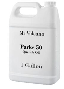 mr volcano parks 50 quench oil for heat treating steel and knife steel - 1 gallon