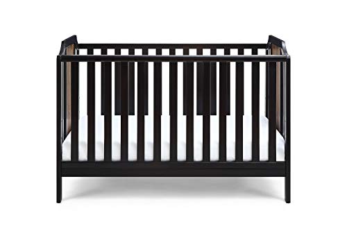 Suite Bebe Brees Convertible Island Crib in Black & Vintage Walnut