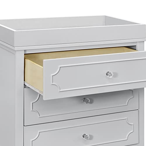 DaVinci Chloe Regency 3-Drawer Dresser In Fog Grey