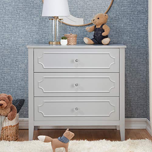 DaVinci Chloe Regency 3-Drawer Dresser In Fog Grey