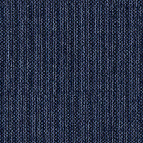 Honeycomb Indoor/Outdoor Textured Solid Indigo Blue Highback Dining Chair Cushion: Recycled Fiberfill, Weather Resistant, Reversible, Comfortable and Stylish Patio Cushion: 21" W x 42" L x 4" T