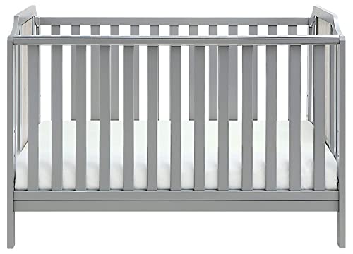 Suite Bebe Brees Convertible Island Crib in Gray and Vintage Birch, 53.5x37.5x30.5 Inch (Pack of 1)