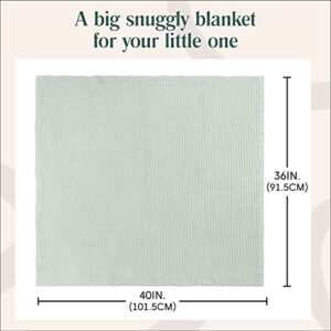 Simka Rose Waffle Baby Blanket-Muslin Swaddle Blankets-Baby Blankets for Boys & Girls Gender Neutral Toddler Blanket 100% Cotton- Stroller & Crib Blanket for Baby Nursery