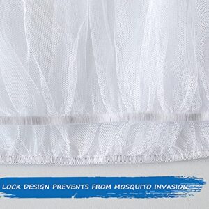 Baby Mosquito Net for Stroller, Durable Bug Net for Stroller, Bassinets, Cradles, Playards, Pack N Plays and Portable Mini Crib, Portable & Durable Baby Insect Netting