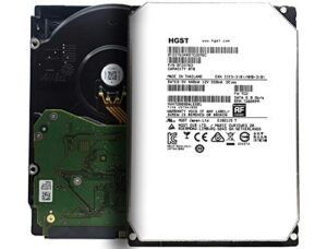 hgst ultrastar he8 helium (huh728080ale601) 8tb 7200rpm 128mb cache sata 6.0gb/s 3.5in enterprise hard drive - 5 year warranty (renewed)