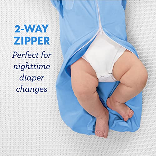 SwaddleMe Arms Free Convertible Pod – Size Large, 3-6 Months, 2-Pack (Lucky Star) Zip-up Baby Swaddle Helps Transition to Arms Out Sleep for Safe Rolling and Self-Soothing