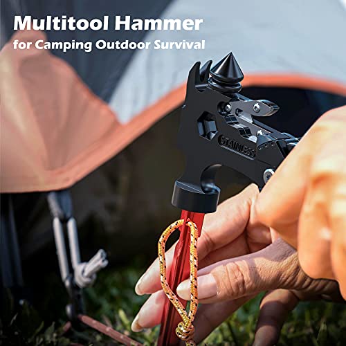 [Upgraded Hammer Multitool] Gift for Men Dad Husband Brother Boyfriend Boys,16-in-1 Hammer Multi-Tool,Personalized Men Gift for Christmas Present Stocking Stuffer, Cool Birthday Gift Idea for Men Son