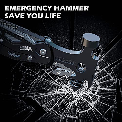 [Upgraded Hammer Multitool] Gift for Men Dad Husband Brother Boyfriend Boys,16-in-1 Hammer Multi-Tool,Personalized Men Gift for Christmas Present Stocking Stuffer, Cool Birthday Gift Idea for Men Son