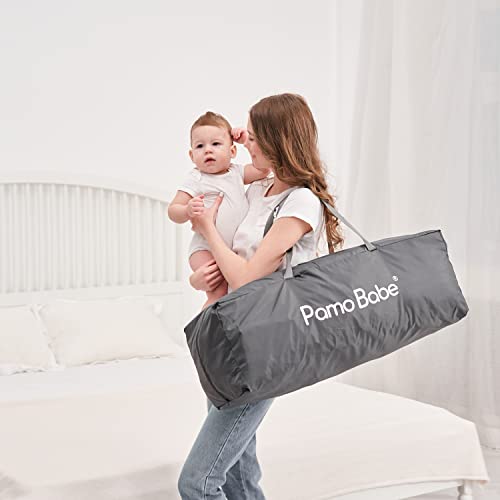 Pamo Babe Portable Crib for Baby Nursery Center Playard Baby Playpen Travel Crib Diaper Changer with Mattress