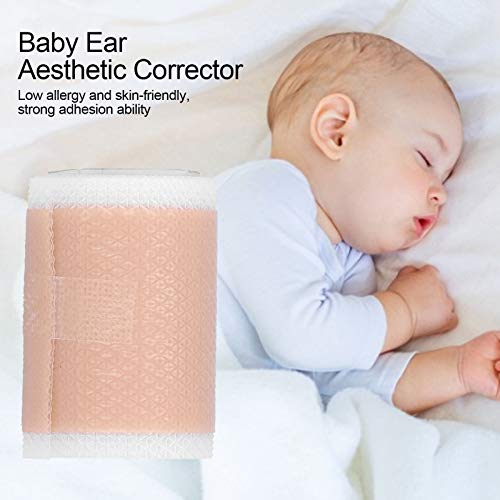 Baby Auricle Valgus Correction Patch, Newborn Baby Ear Aesthetic Correctors Kids Infant Protruding Ear Patch Stickers, Children Ear Correction, Baby Silicone Gel Ear Tape 4cmx50cm