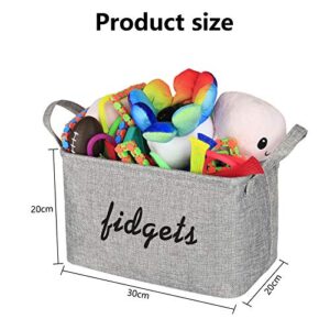 Toy Box Chest Organizer, 3 Three-Layer Fabric Storage Bag with Handles,Waterproof Foldable Toy Basket for Kids,Storage Bin for Clothes,Toy, Books and Other Sundries