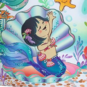 Baby Titi - Fitted Crib Sheet, Mermaids Under The Sea, Soft Microfiber, Crib Sheets for Girls, African American, Asian, Latina Mattress Sheets for Crib and Toddler Beds (Mermaid)…