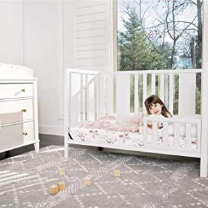 Little Seeds Haven Toddler Guard Rail, Nursery Furniture, White