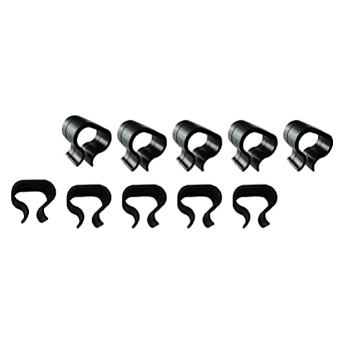 Cabilock Outdoor Furniture Clips 10pcs Furniture Clips Wicker Chair Sofa Alignment Fasteners Clips Rattan Wicker Chair Fastener Clips Black Patio Furniture Clips