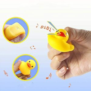 umbresen Yellow Rubber Ducks Preschool Bath Toys Bathtub Duckies Gift for Baby Shower Infants Toddlers Car Pool Float Halloween Adults Party Favors Carnival Decorations (Small Yellow 2.2''-12pcs)