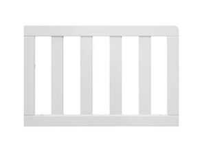 baby cache suite bebe deux remi island toddler guard rail in white, natural (27975-wh)