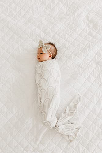 Copper Pearl Large Premium Knit Baby Swaddle Receiving Blanket Bliss