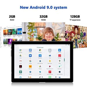 Justethan Android Tablet, Upgraded Google Certificated 10 inch Tablet with Octa-Core, 32GB Storage can be expanded to 128GB, 13MP+5MP Dual Camera, 1280x800 IPS HD Display, Latest Model 2023, Black