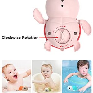 Bath Toy,Cute Animal Clockwork Bathtub Swimming Pool Toy,Baby Bath Toys for Toddlers 1-3, Boys & Girls Water Bath Toy Set,5 Pack