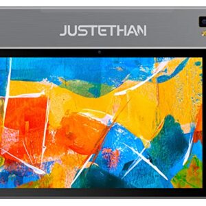 Justethan Android Tablet, Octa-Core Upgrade Google Certificated 5G Wi-Fi 10 inch Tablets, with 2GB RAM, 32GB Storage (128GB Expansion), 13.0MP Camera and Bluetooth 5.0, Latest Model 2023, Gray