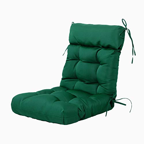 Adirondack Outdoor Chair Cushion, ARTPLAN All Weather Patio Cushion, Wicker Tufted Pillow for Patio Furniture,Invisible Green