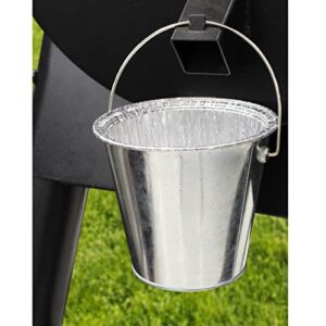 Cornucopia Grill Grease Bucket Replacement Liners (12-Pack); Aluminum Foil Liners for BBQ Grease Drip Buckets, Disposable Liners Only