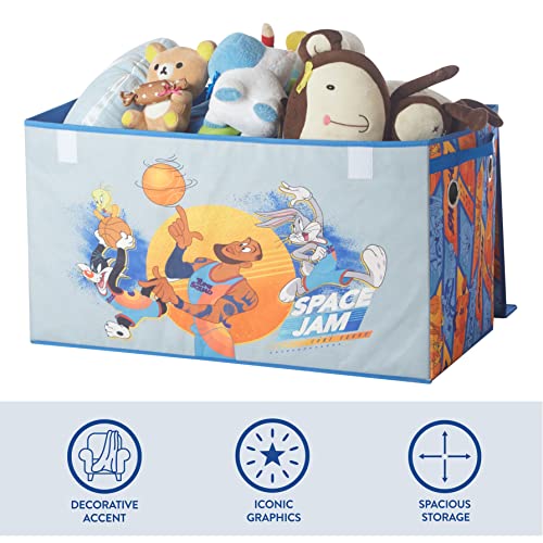 Idea Nuova SPACE JAM: A New Legacy Collapsible Storage Trunk with Lid, 28" W x 16" D x 14.5" H