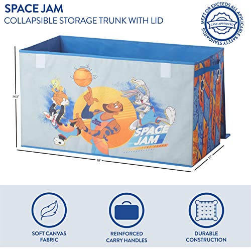 Idea Nuova SPACE JAM: A New Legacy Collapsible Storage Trunk with Lid, 28" W x 16" D x 14.5" H