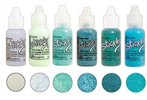 ranger stickles glitter glue bundles - six .5 fl oz bottles (frozen updated)