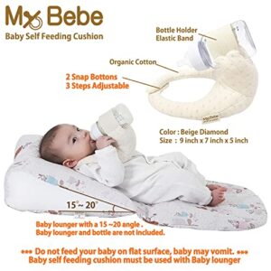 My Bebe Baby Self Feeding Cushion, Baby Self Feeding Pillow, Breast Feeding Pillow, Baby Feeding Bottle Holder