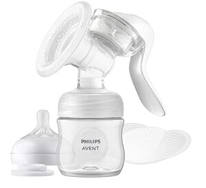 philips avent manual breast pump, scf430/30, clear