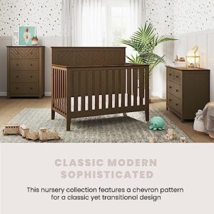 Child Craft Atwood 4-in-1 Convertible Baby Crib (Cocoa Bean)