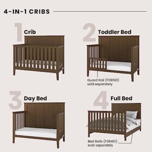 Child Craft Atwood 4-in-1 Convertible Baby Crib (Cocoa Bean)