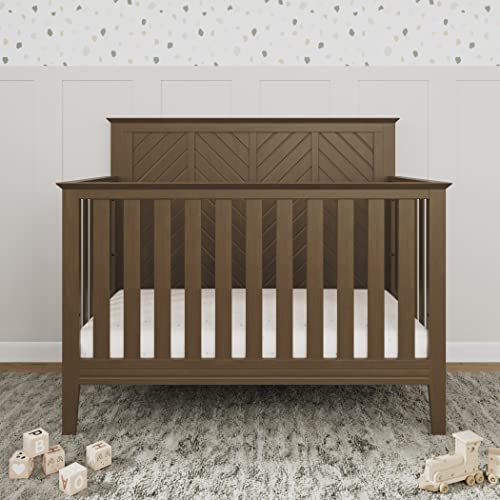 Child Craft Atwood 4-in-1 Convertible Baby Crib (Cocoa Bean)