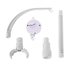 Accfore 23 inch Baby Crib Mobile Bed Bell Holder Arm Bracket,The Claw Part can be Adjusted Width,DIY Toy Decoration,Crib Mobile arm with Music Box