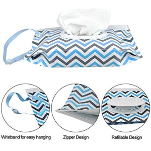 3 Pack Baby Wipes Dispenser Portable Wet Wipe Dispenser Bag Reusable Travel Baby Wipes Container Refillable Wet Wipe Carrying Case Holder for Diaper Bag Lightweight Travel Wipes Dispenser Cases