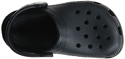 Crocs Kids' Classic Clog , Black/Black, 6 Big Kid