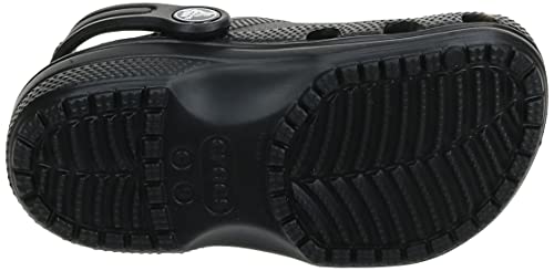 Crocs Kids' Classic Clog , Black/Black, 6 Big Kid