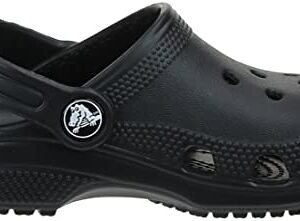 Crocs Kids' Classic Clog , Black/Black, 6 Big Kid