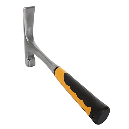 35 Oz Rock Pick Hammer All Steel Mason Brick Hammer 12 Inch Masonry Hammer, Geologist Hammer With Shock Reduction Grip For Mining, Geological Prospecting