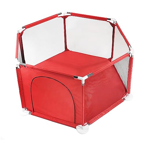 Baby Playpen Toddlers Kids Portable Playard Indoor Outdoor Baby Fence Safe Play Yard Kids Play Pen Baby Play Area Baby Play Gate Safety Playpen Activity Center