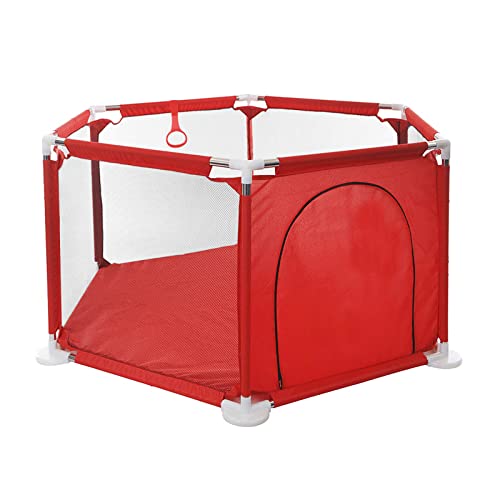 Baby Playpen Toddlers Kids Portable Playard Indoor Outdoor Baby Fence Safe Play Yard Kids Play Pen Baby Play Area Baby Play Gate Safety Playpen Activity Center