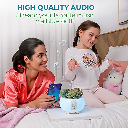 Oasis 3-in-1 White Noise Machine for Adults, Kids & Baby Sleeping – Must Haves Sleep Sound Machine with Baby Shusher White, Pink, Gray, Brown Noise, Music & Nature Sleep Sounds for Deep Restful Sleep